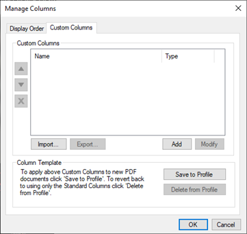 Creating & Managing Custom Columns in Bluebeam Revu